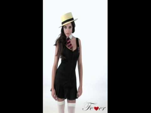 Fever Schoolgirl Costume Black Video