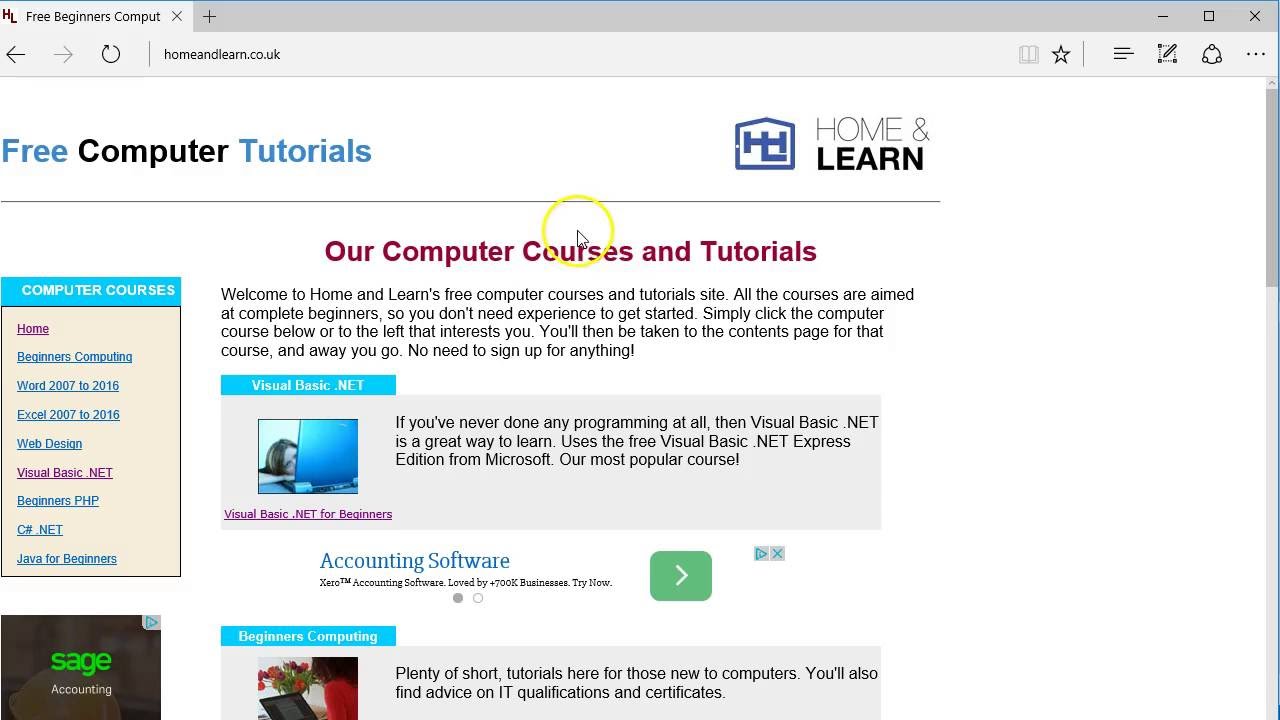 Visual Basic NET for Beginners - Lesson Five