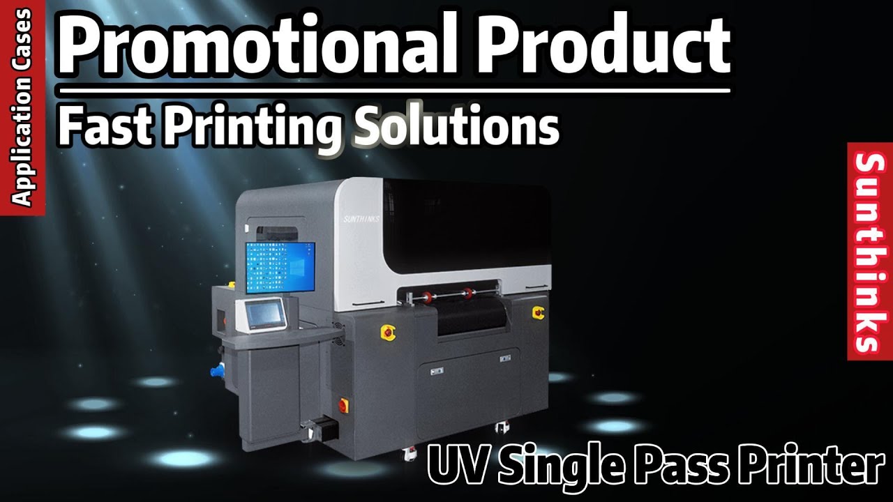 Sunthinks single pass uv printer for Promotional Products digital printing