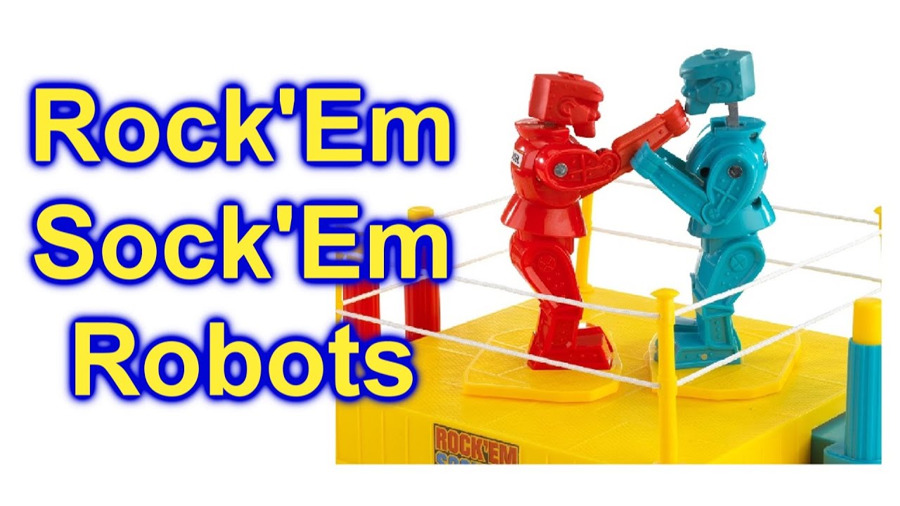 ROCK 'EM SOCK 'EM ROBOTS Unbox Build and Fight With A Friend
