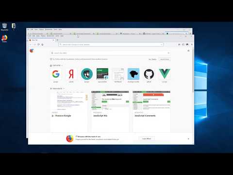 MySessions (session manager) - an extension for Firefox, basic actions.