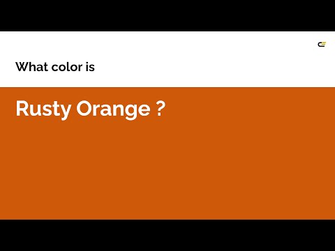 Rusty Orange color #cd5909 hex color - Orange color - Cool color cd5909