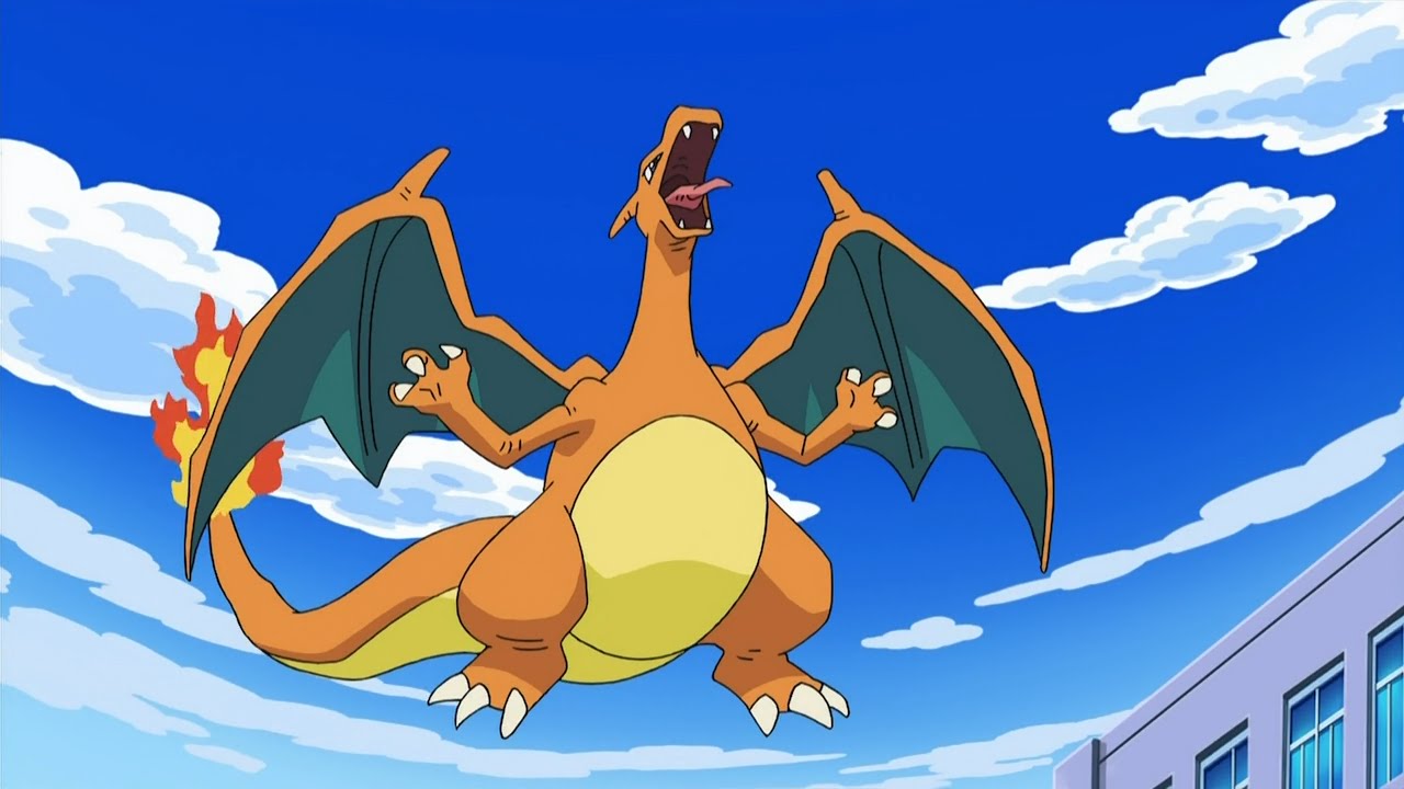 All Ash's Charizard moves