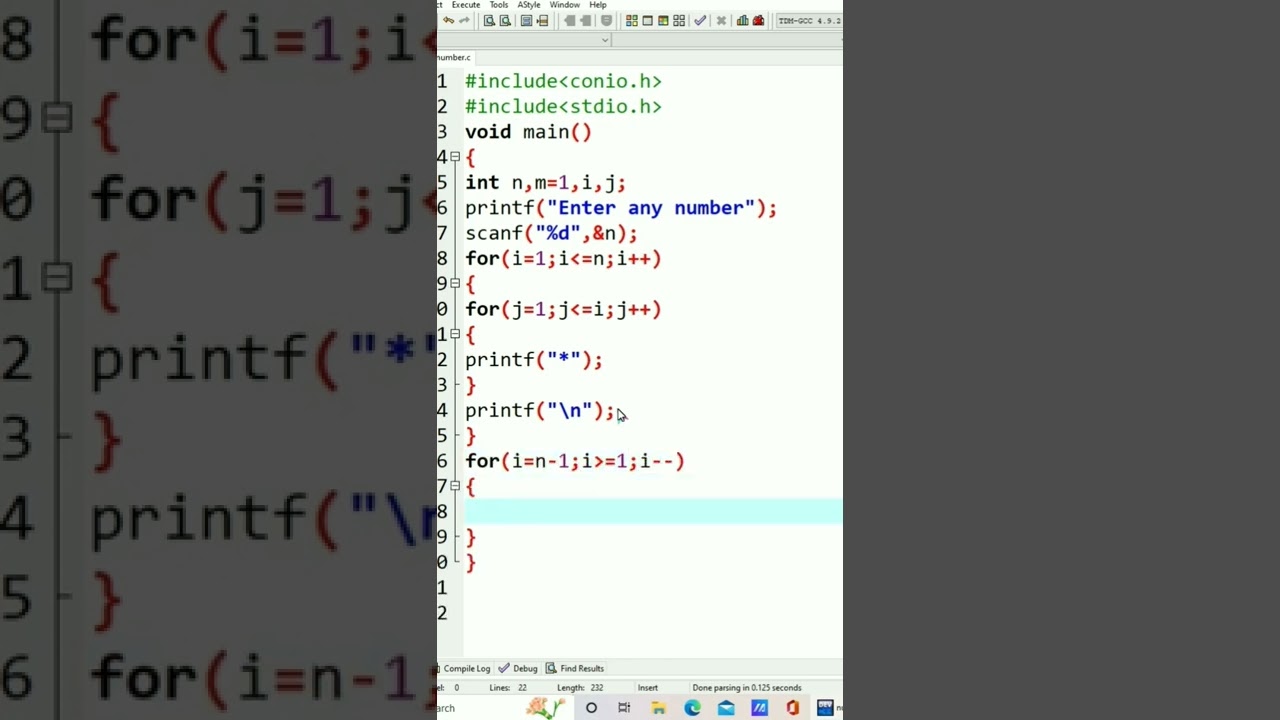 star pattern program in c | ms coder