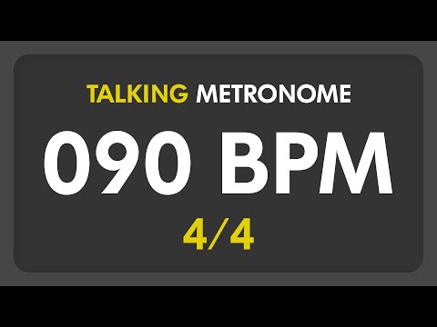 90 BPM - Talking Metronome (4/4)