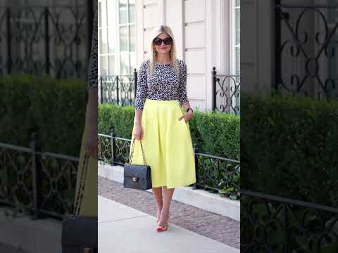 ELEGANT WAYS TO WEAR MIDI SKIRT TO CHURCH