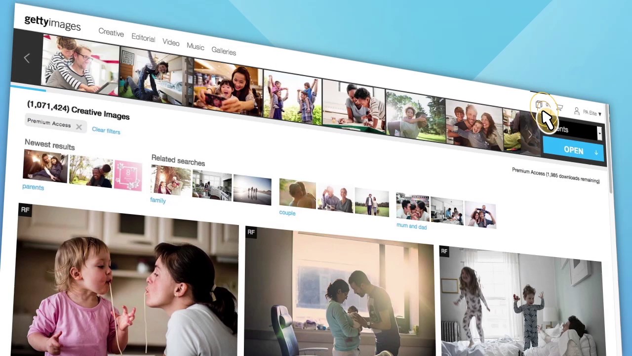 How to download  your image, illustration and video selections (6 of 10)