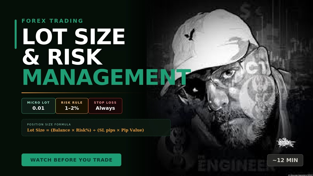 Lot Size & Risk Management in Forex — Don't Trade Without This!