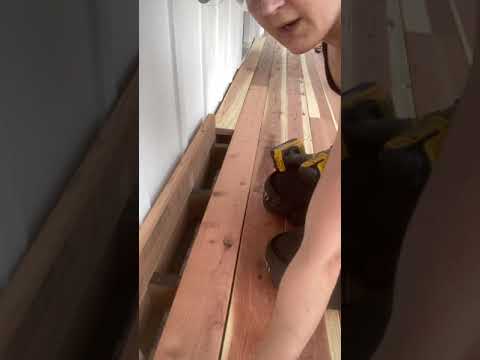 Hidden Deck Screws in 2x6 Redwood Decking