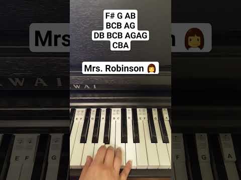 Mrs. Robinson 👩| #shorts #piano #paulsimon | Like 👍 Share and Subscribe