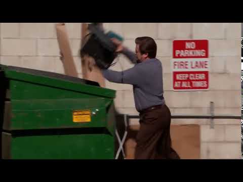 Ron Swanson Throws Out His Computer