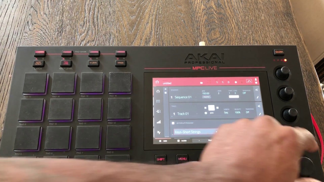 MPC Live and X exporting track-outs
