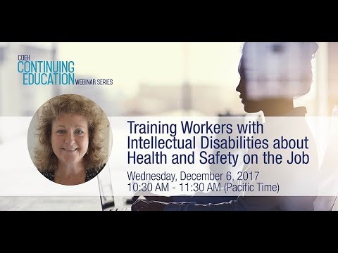 Training Workers with Intellectual Disabilities about Health and Safety on the Job