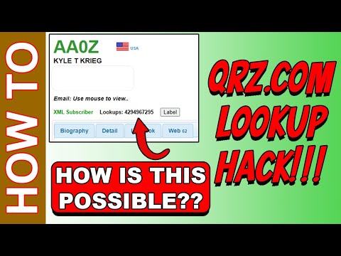 Crazy Callsign Look Up Hack? #hack