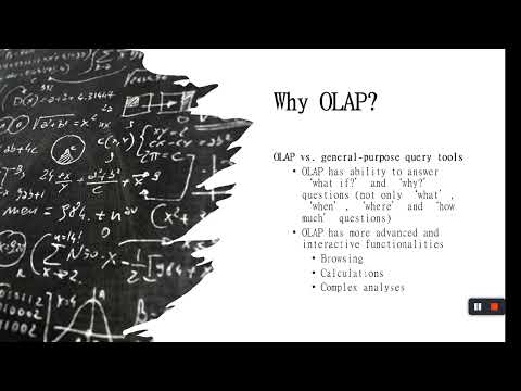 Online Analytical Processing Tool (OLAP)