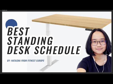 Standing desk: What is the best sit stand schedule?