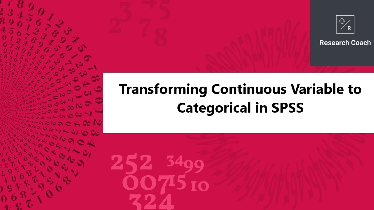 Transform Continuous Variable into a Categorical Variable using SPSS
