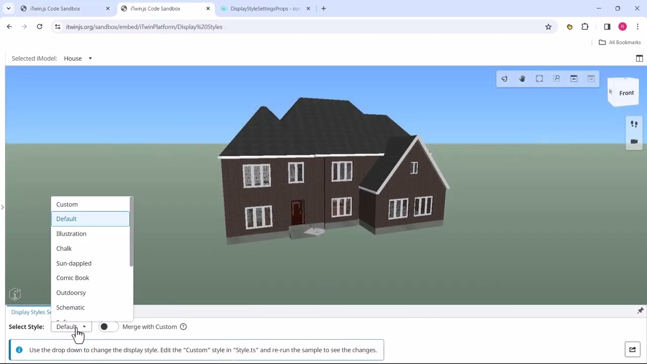 Introduction to the iTwin Platform — Chapter 4: Visualization — Display Styles