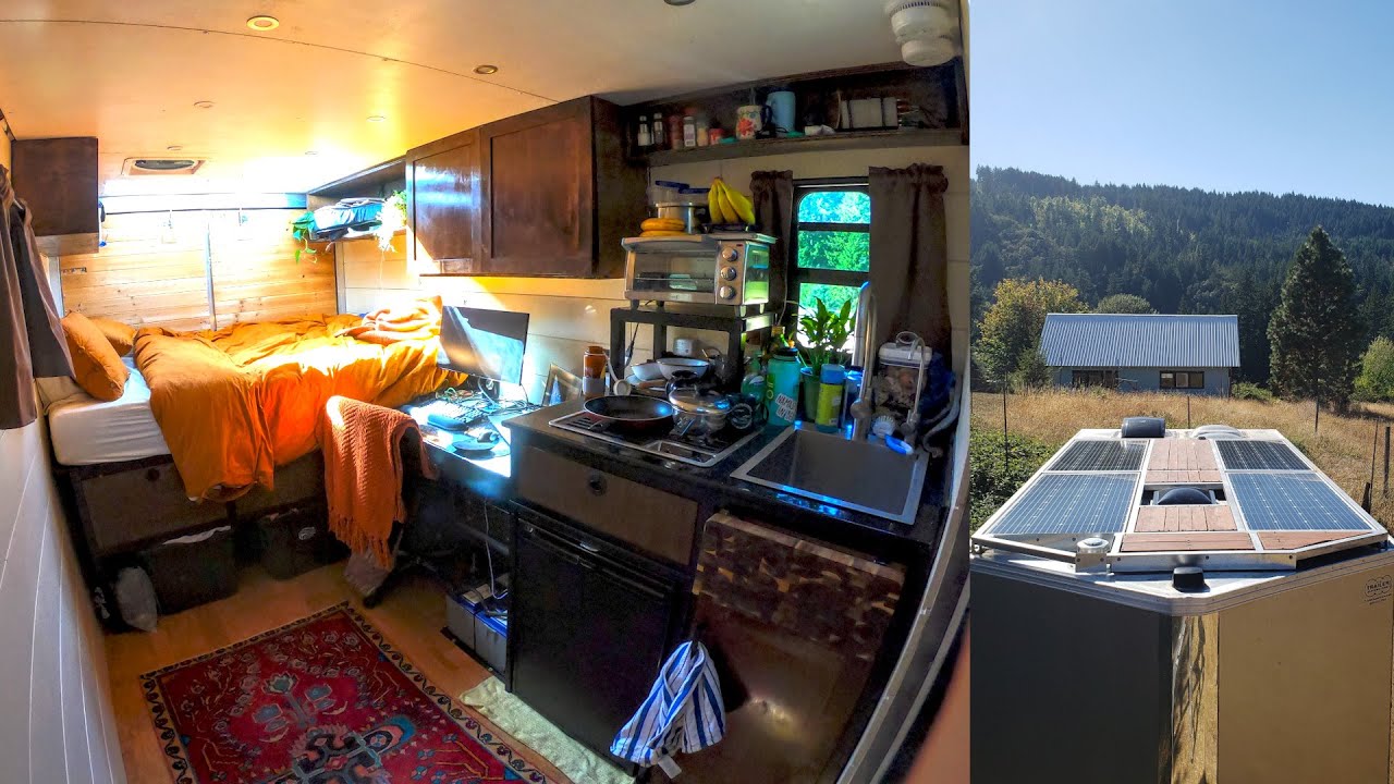 Cargo Trailer Camper Conversion - Off Grid Mobile Work Station DIY