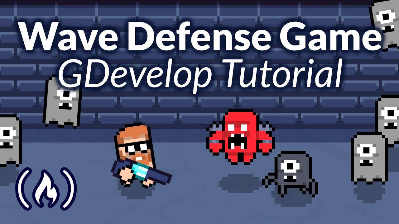 2D Wave Defense Game – GDevelop GameDev Tutorial