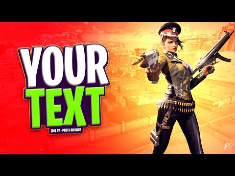 How To Make FREE FIRE Thumbnail In Photoshop 7.0/CS/CC | Gaming Thumbnail Photoshop Template Pack