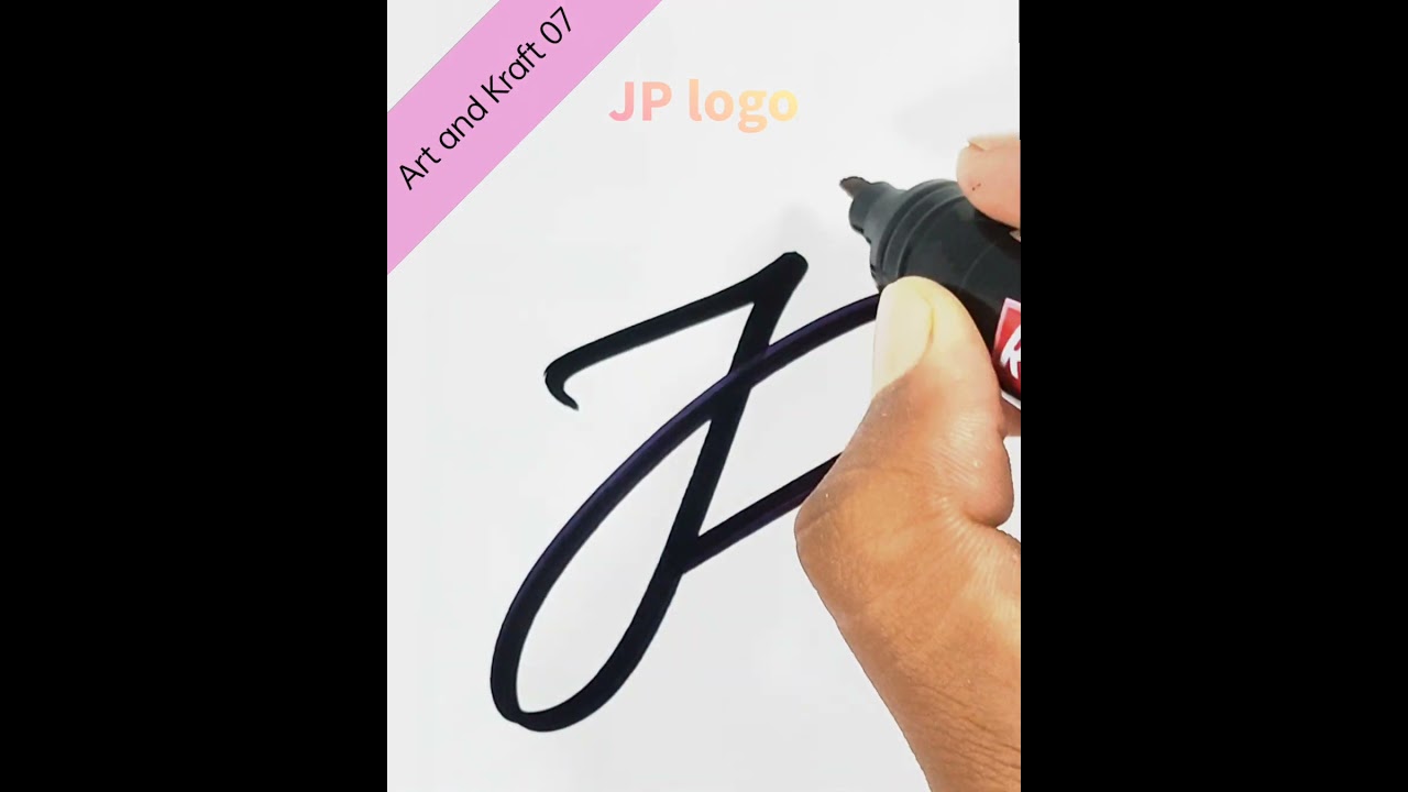 JP Logo | Logo art | #shorts