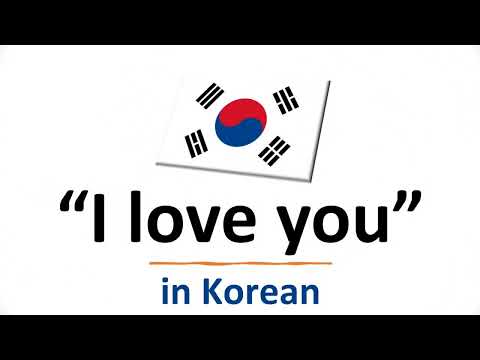 How to Say "I LOVE YOU" in Korean