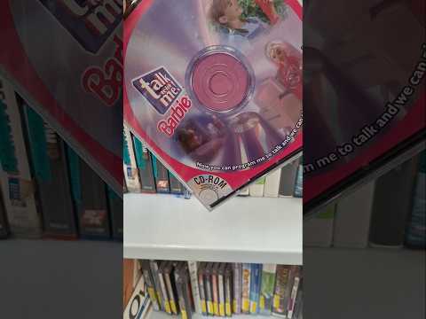 CD-ROM "Talk with Me Barbie" doll released 1997 collectible item #goldhunter137