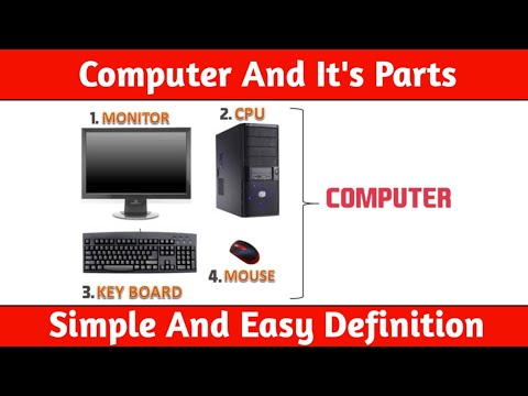 What is Computer and its Parts | Computer Definition and its Parts | What is Computer