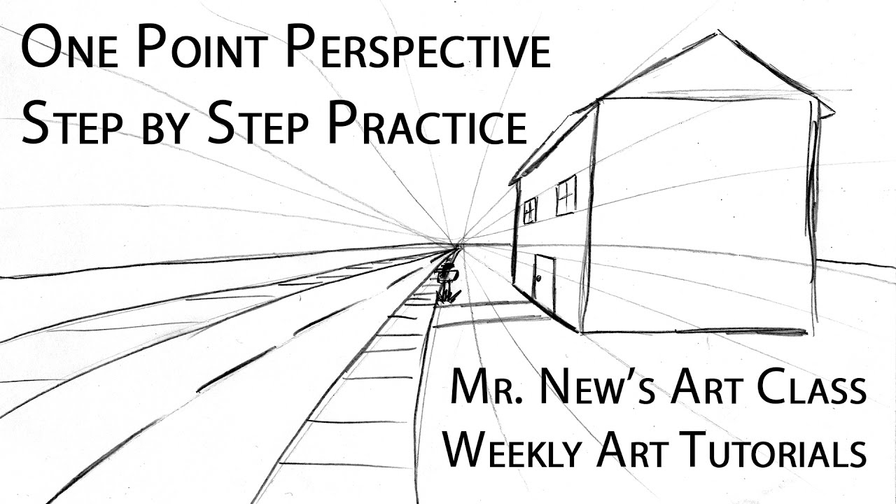 Understanding Vanishing Points - Step by Step One Point Perspective Tutorial for Beginners