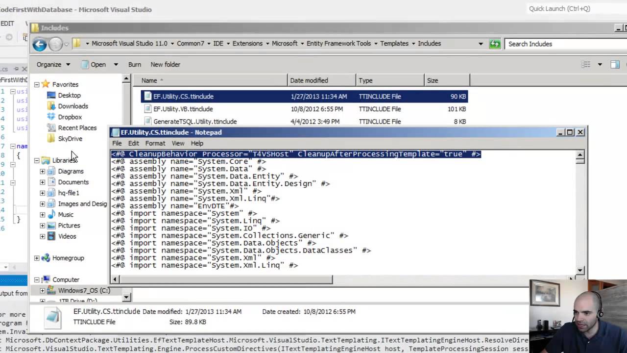 Entity Framework 5.0 - Code First Reverse Engineering existing Database