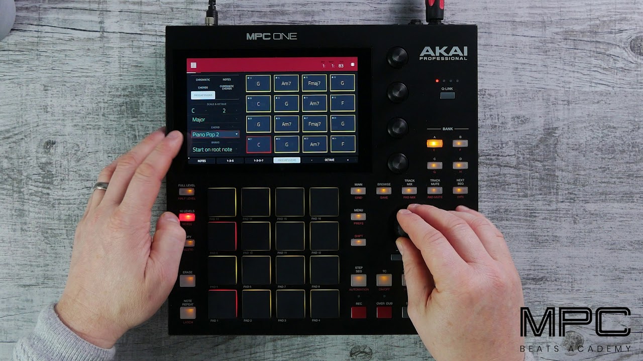 Getting Started with MPC One | Using Chords & Scales Mode