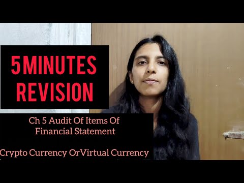 Crypto Currency Or Virtual Currency | CA Inter Sep25 | Audit and Ethics |