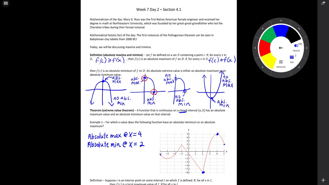 Math 251 - Section 4.1
