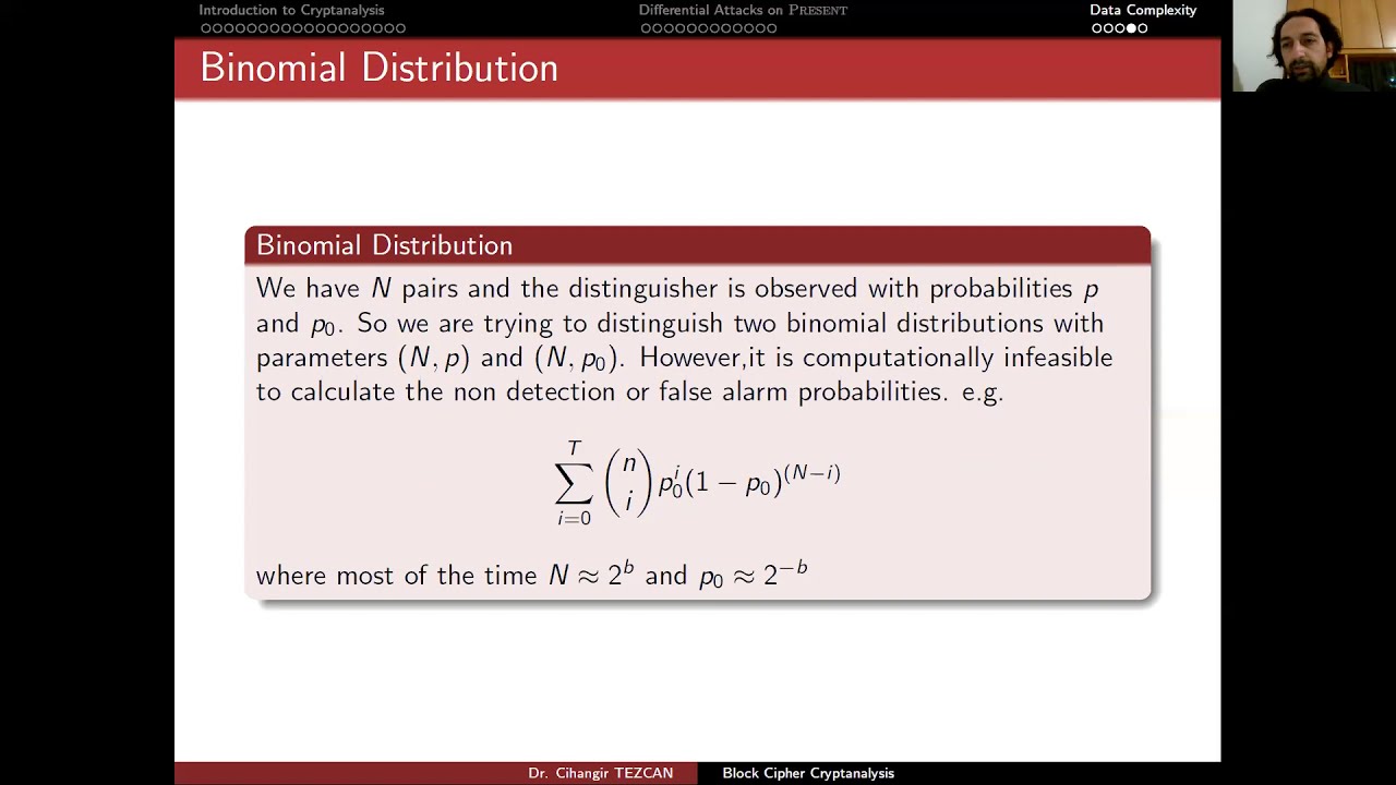 Applied Cryptology 5.4: Success Probability