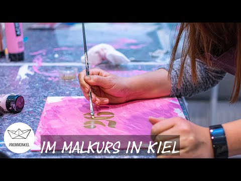 Im Malkurs bei Diana Gumz - Malen in Kiel