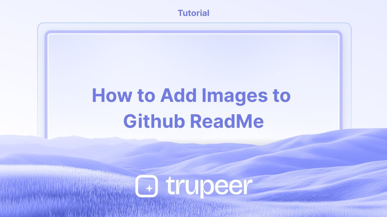 How to Add Images to Github ReadMe