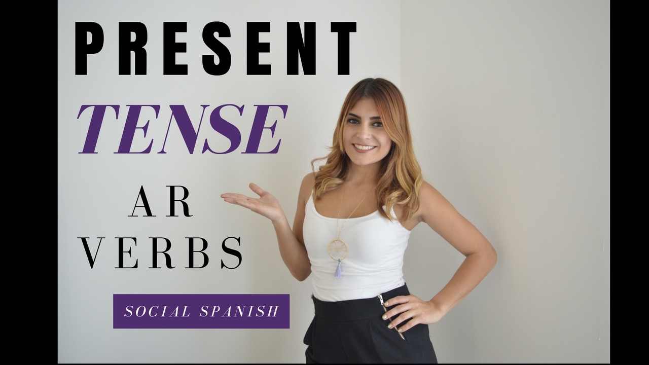 AR verbs in Spanish, regular present tense.