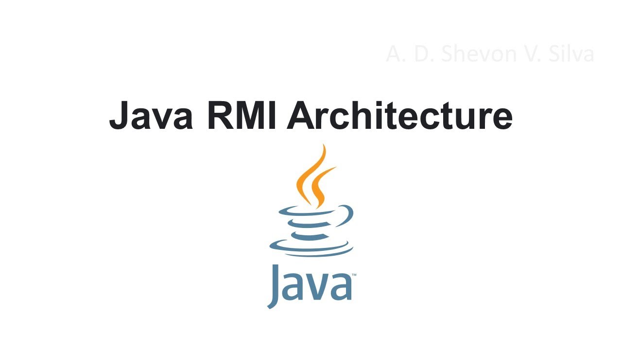 Java RMI Architecture (Click the link in the description for the newer video)