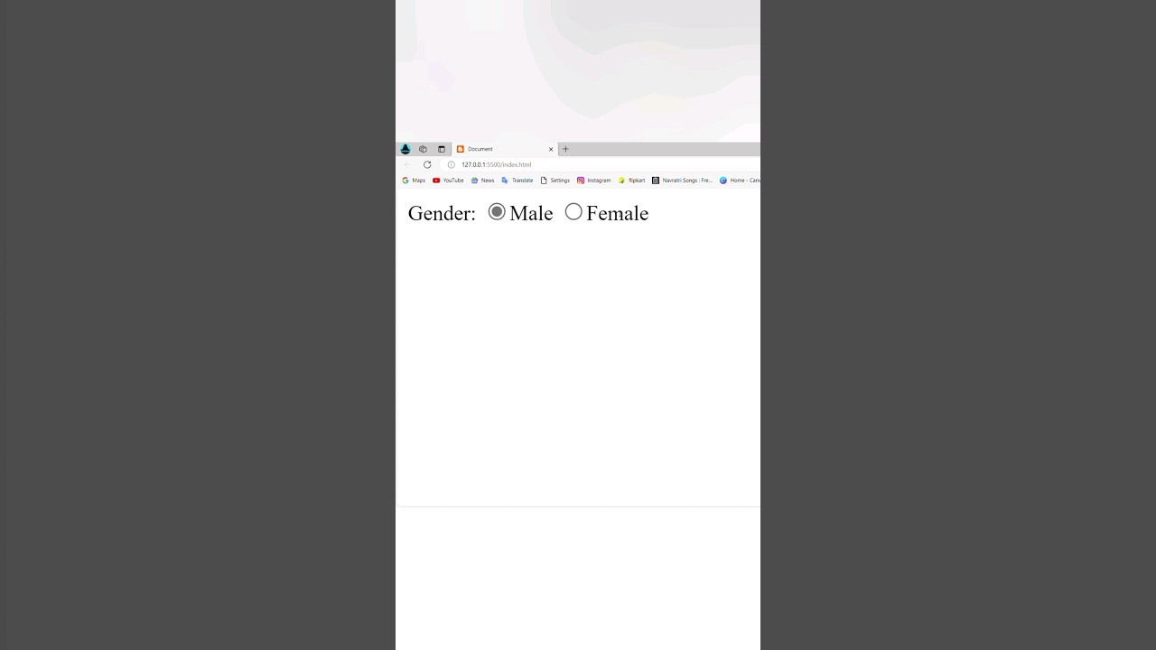 Html Radio button tutorial #coding #html