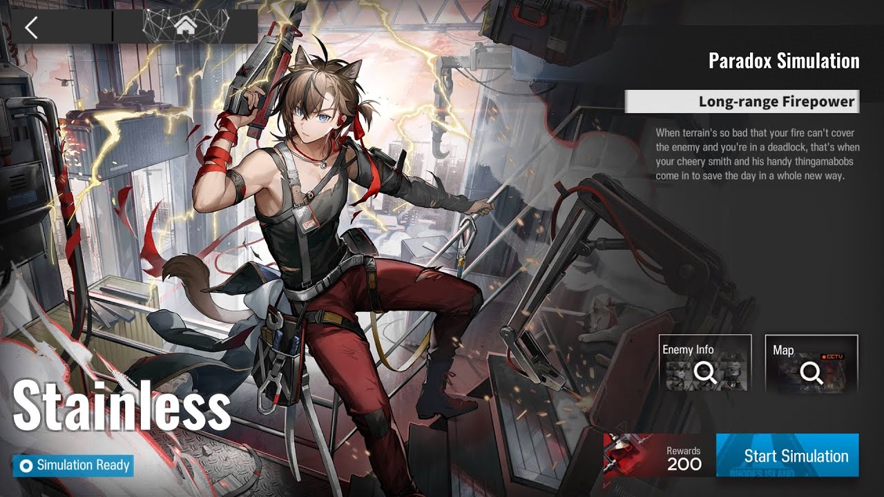 Arknights Paradox Simulation Stainless Guide