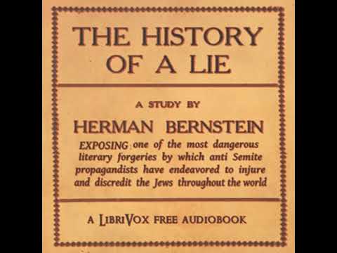 The History of a Lie: The Protocols of the Wise Men of Zion by Herman Bernstein | Full Audio Book