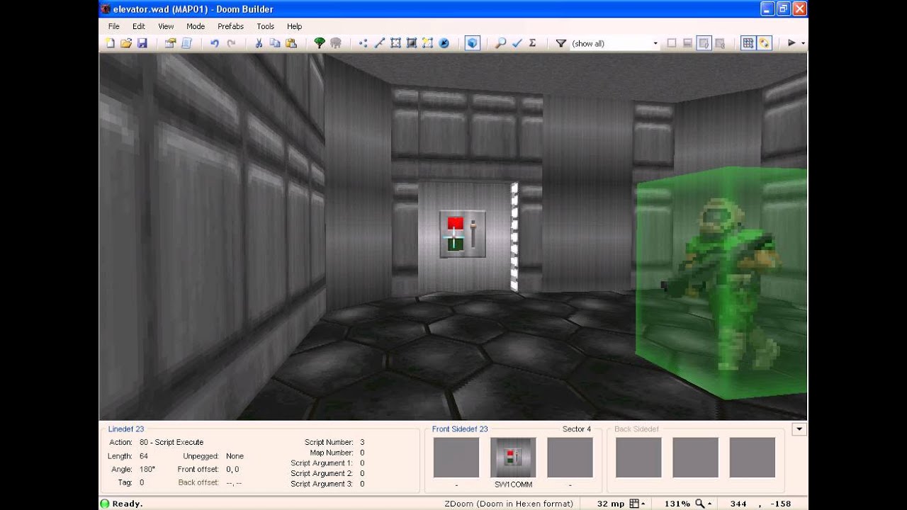 Doom Builder Tutorials - Elevator
