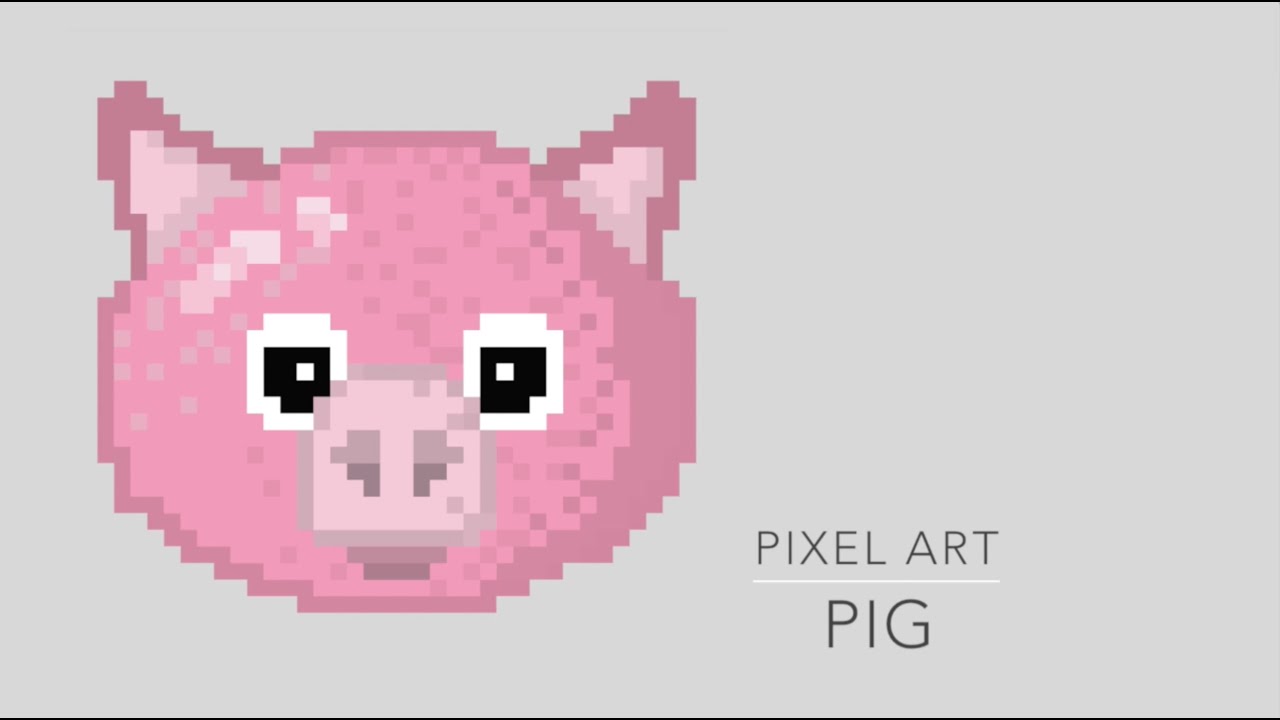Pixel Art: Pig