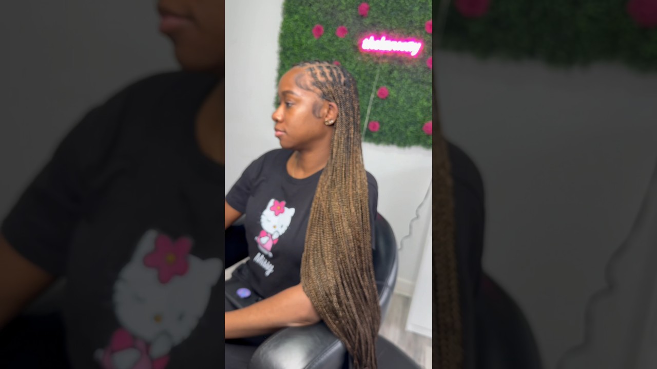 Color m4/27/30 🔥 Smedium Long+additional length. #reels #shorts #ombre #braids