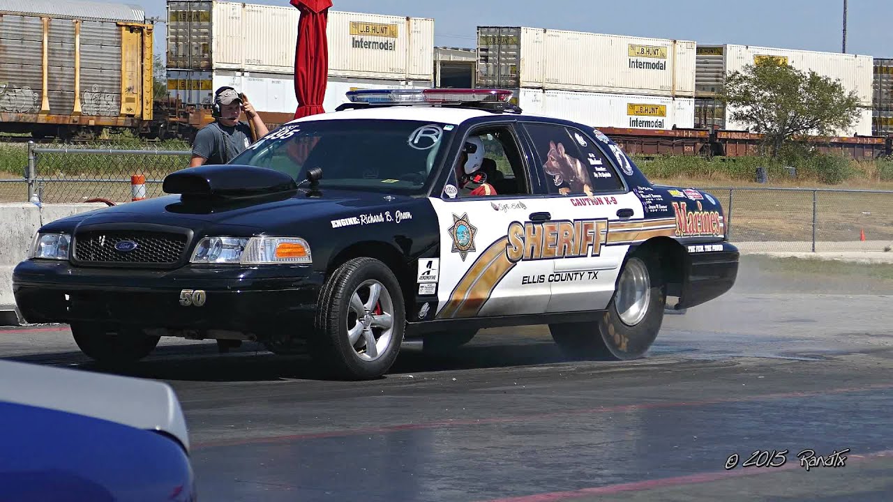 Police Ford Crown Victoria Turned Drag Racer Serves and Protects Speed ...
