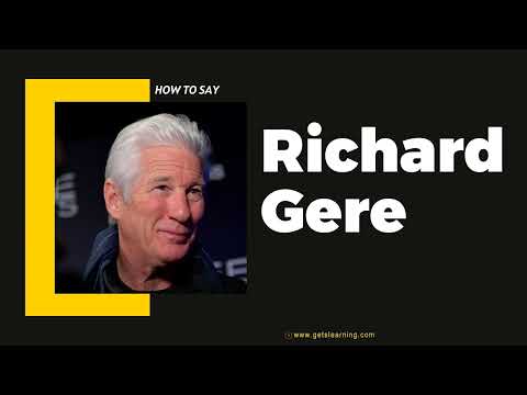 How to Say Richard Gere [ American English ]