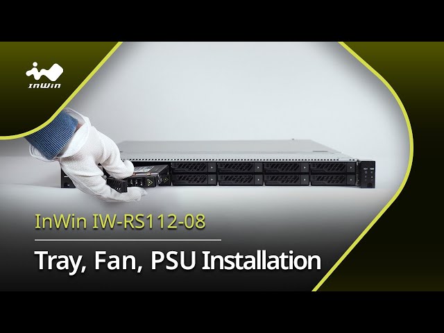 1U Rackmount Chassis / InWin / IW-RS112-08
