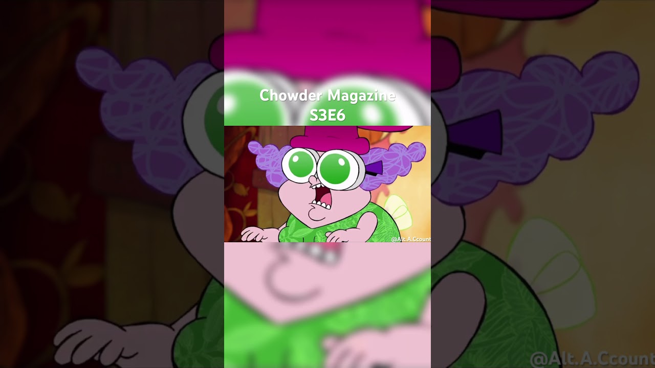Truffles needs to chill😂😂😂 #chowder #cartoon