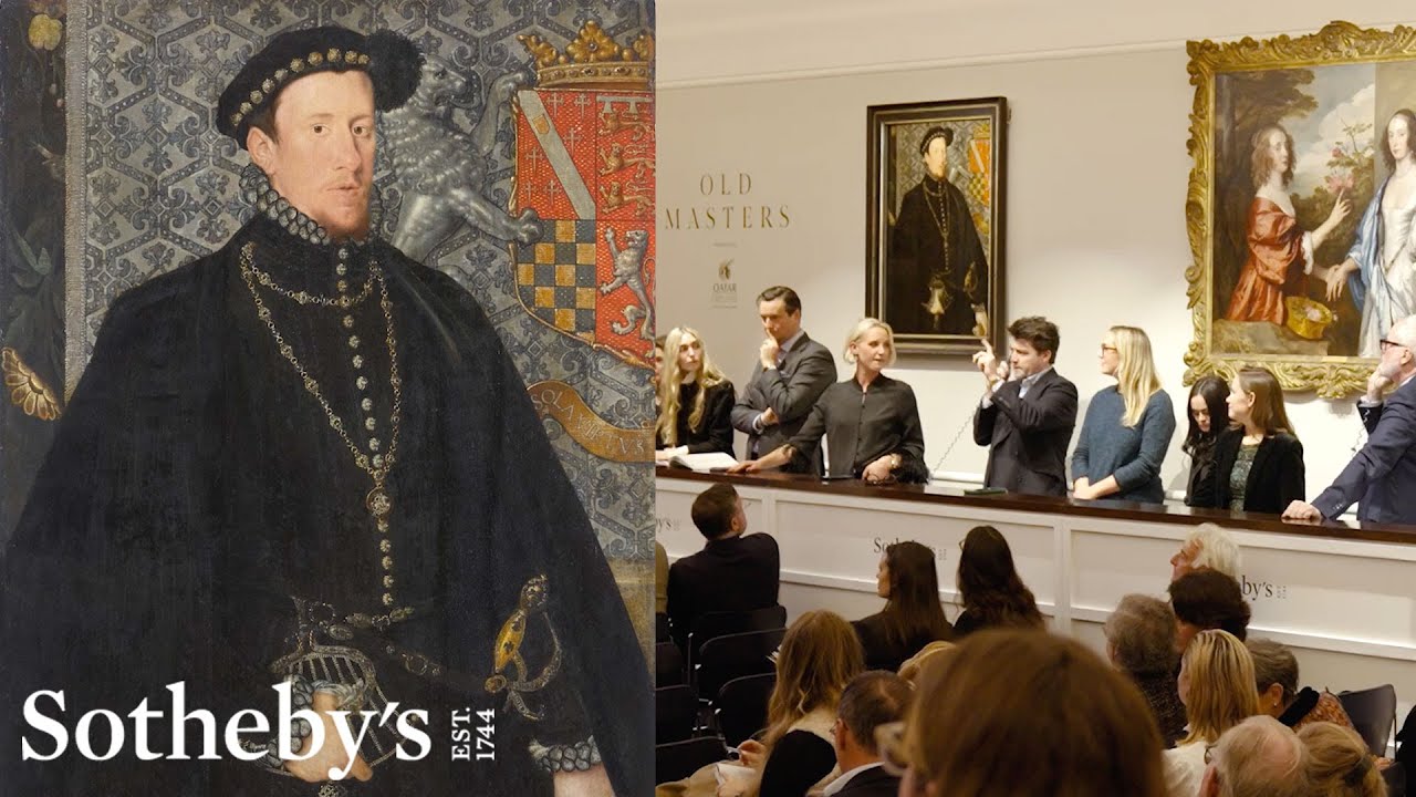 Bidding Battle for Eworth Portrait Sets Auction Record at Sotheby's | Old Master Paintings